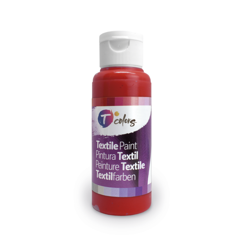 Pintura textil roja - TColors